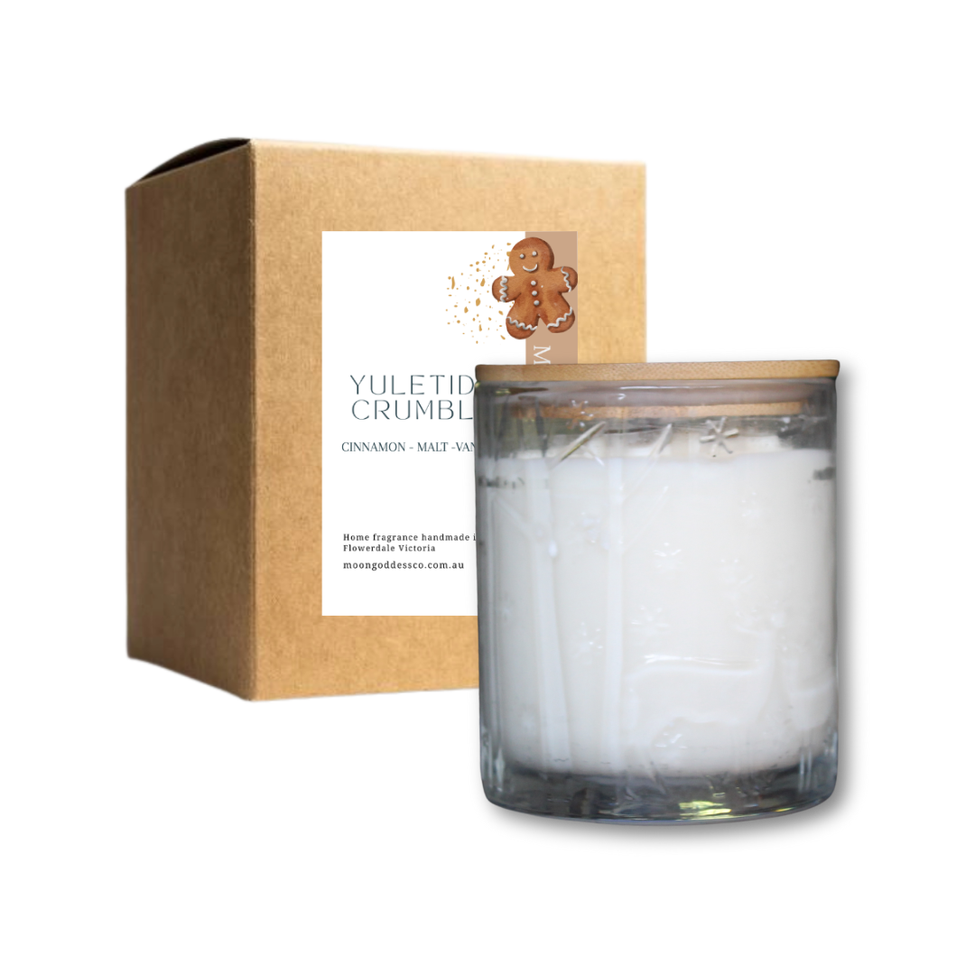 YULETIDE CRUMBLE | WONDERLAND CHRISTMAS CANDLE – Moon Goddess Co